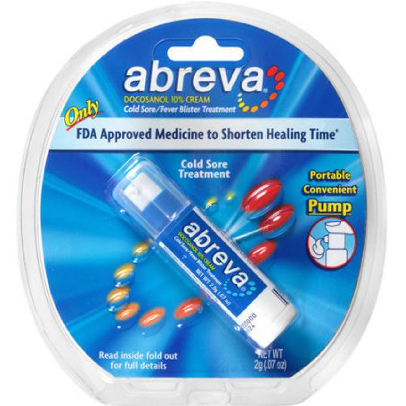 Abreva Cold Sore Cream Pump 2 gm – Rix Wholesale