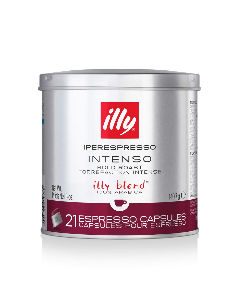 illy IPERESPRESSO Intenso Bold Roast 100% Arabica Espresso Capsules ...