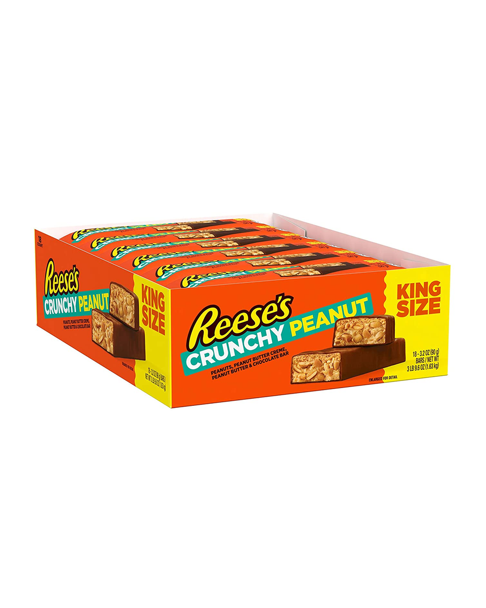 REESE'S Crunchy Peanut Peanut Butter and Chocolate King Size Candy ...